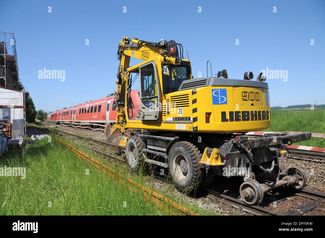 Rail excavator hi-res stock photography and images - Alamy