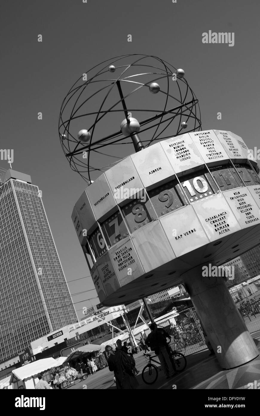 World Time Watch at Alexanderplatz in Berlin Stock Photo - Alamy