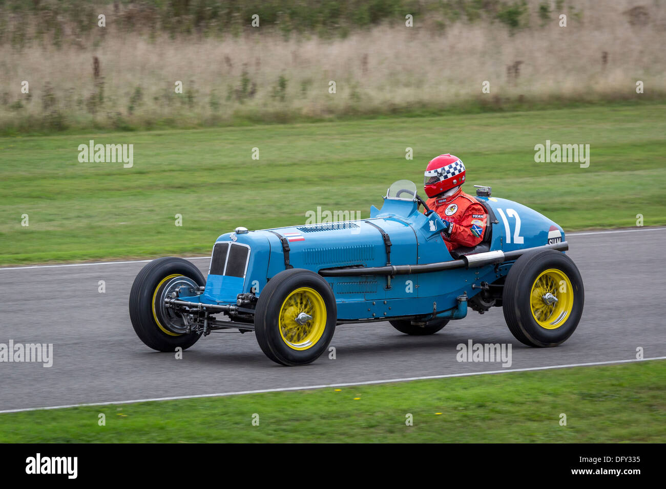 1936 ERA B-type R5B "Remus" with driver Ludovic Lindsay at the 2013 ...