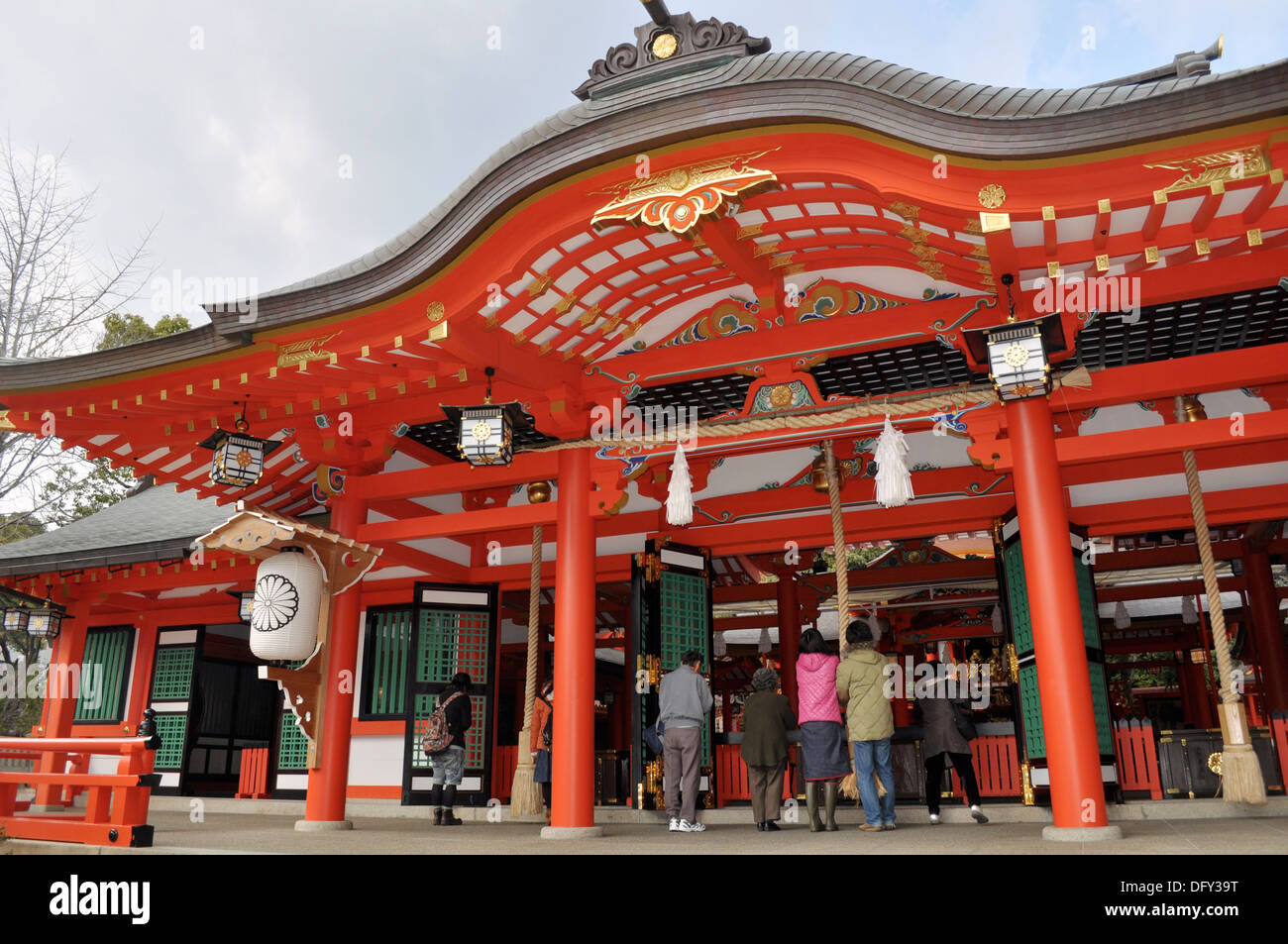 The Ikuta Shrine High Resolution Stock Photography and Images - Alamy