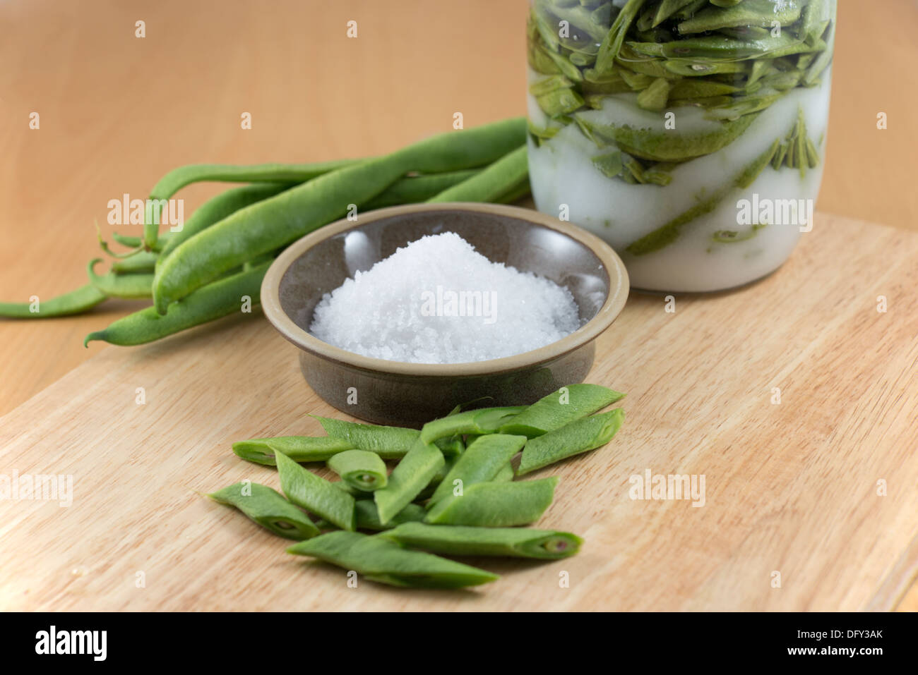 Salted green beans - an ancient and traditional way of preserving fresh ...