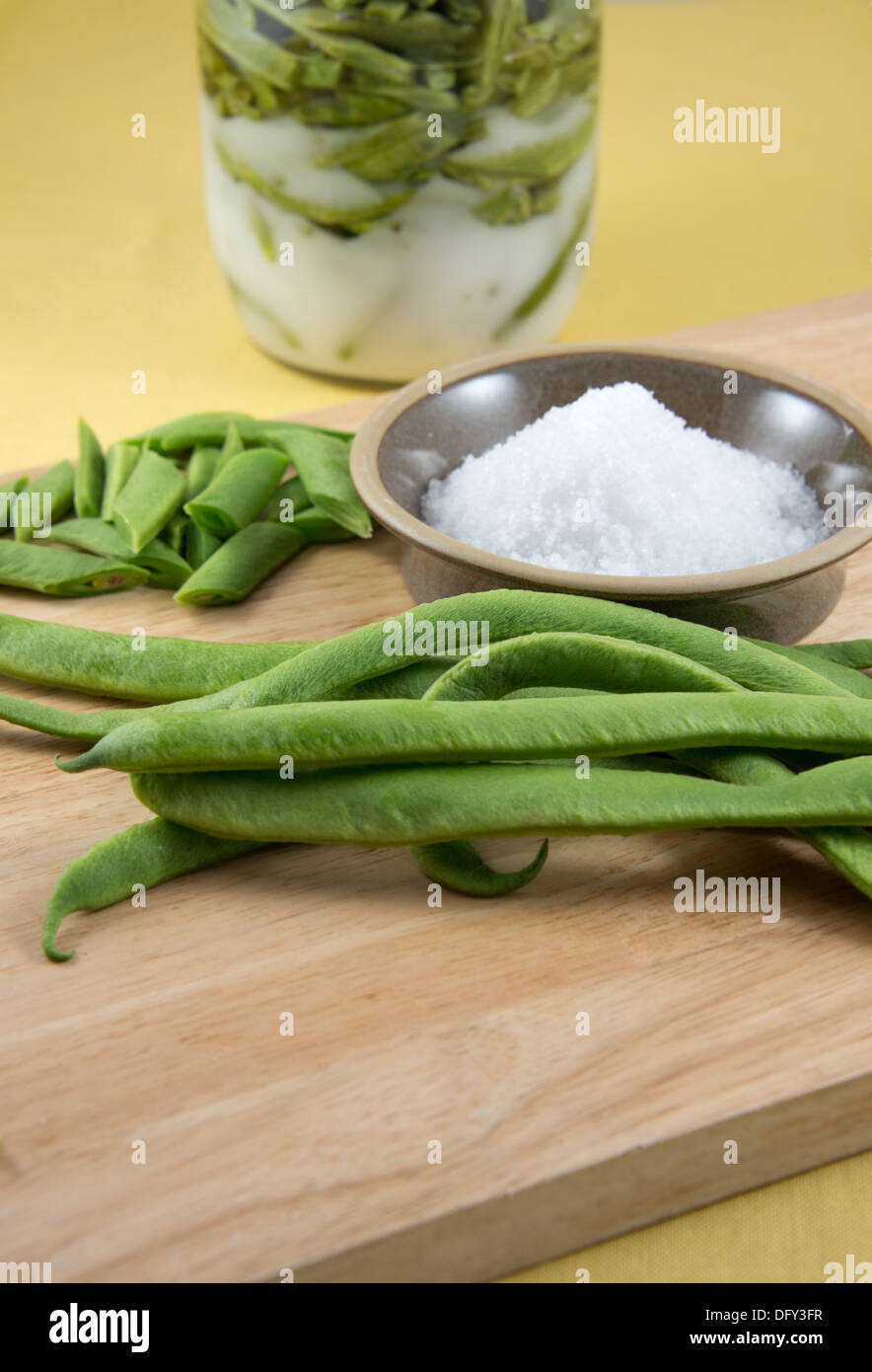 Salted green beans - an ancient and traditional way of preserving fresh ...