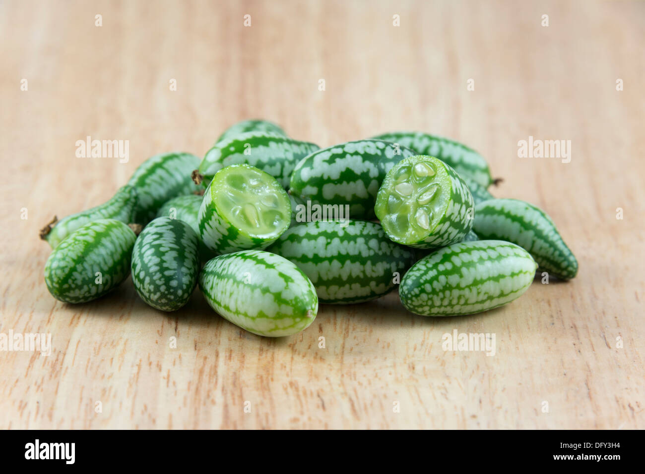 Small cucamelons / mouse melon fruits (Melothria scabra). UK Stock ...