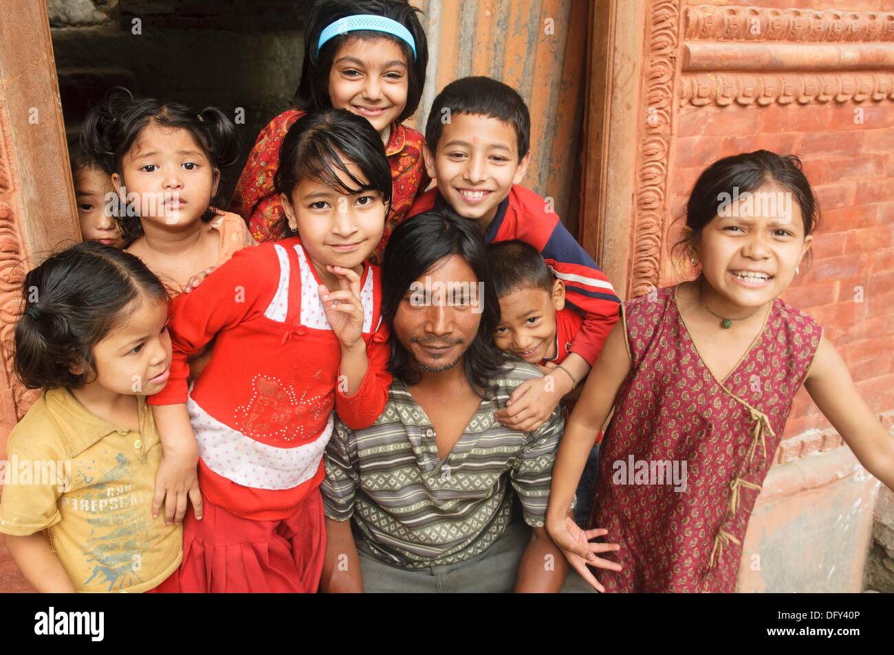 Nepali kids hi-res stock photography and images - Alamy