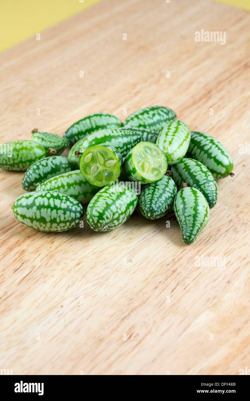 Small cucamelons / mouse melon fruits (Melothria scabra). UK Stock ...