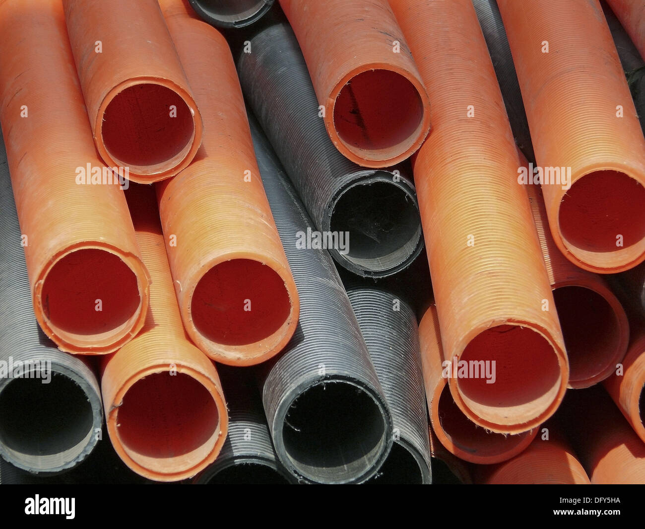 Black plastic conduit hi-res stock photography and images - Alamy