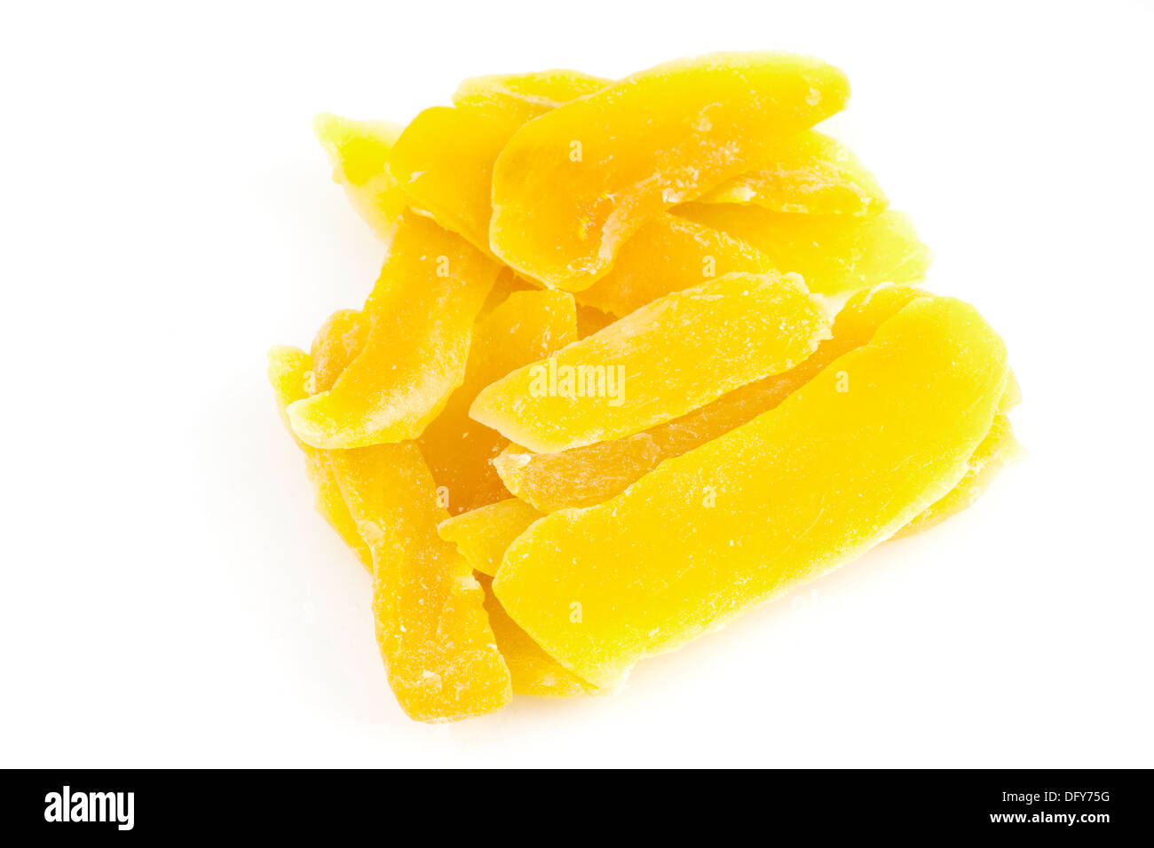 Dried mango pieces Stock Photo - Alamy