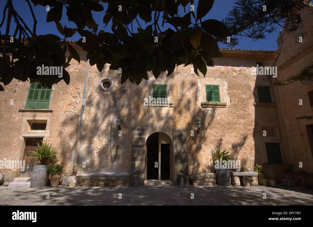 main door of San Sureda Ric, a traditional house in Majorca Island ...