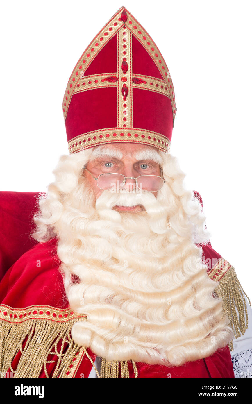 Sinterklaas is resting on his chair Stock Photo - Alamy