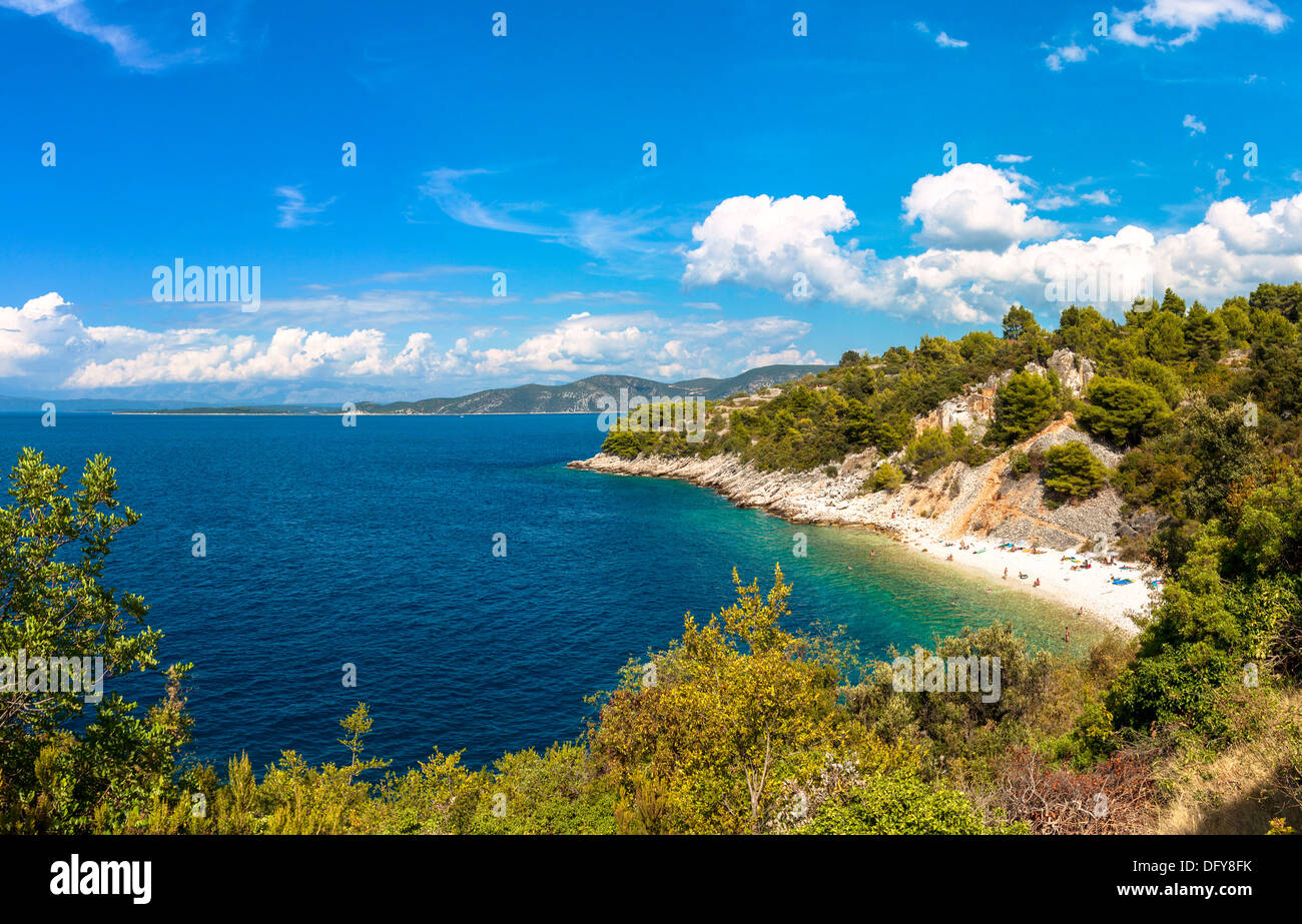 Vaja bay near Racisce on Korcula island, Croatia Stock Photo - Alamy