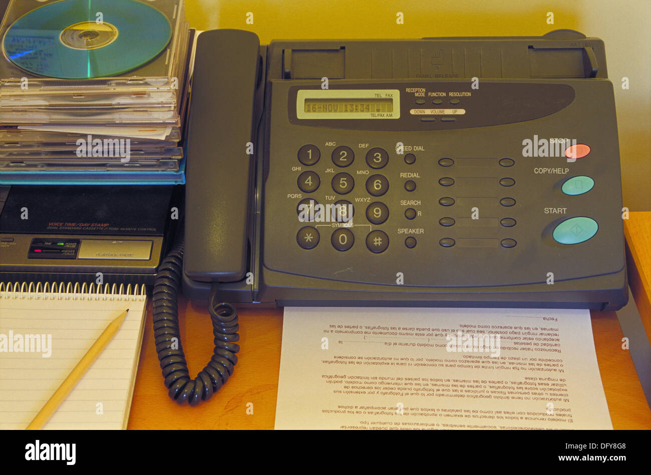No Fax Machine High Resolution Stock Photography and Images - Alamy