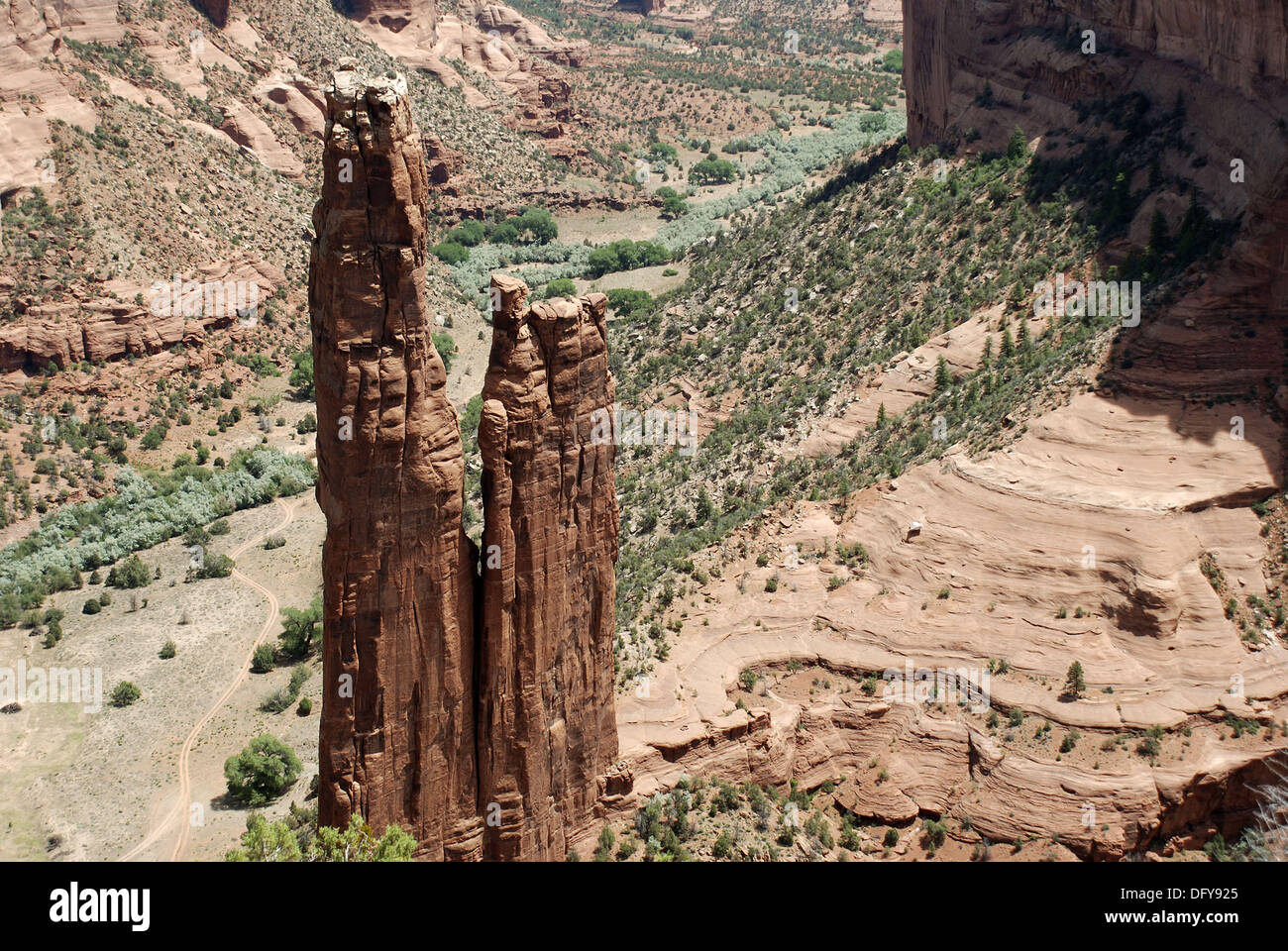 Spider rock overlook hi-res stock photography and images - Alamy