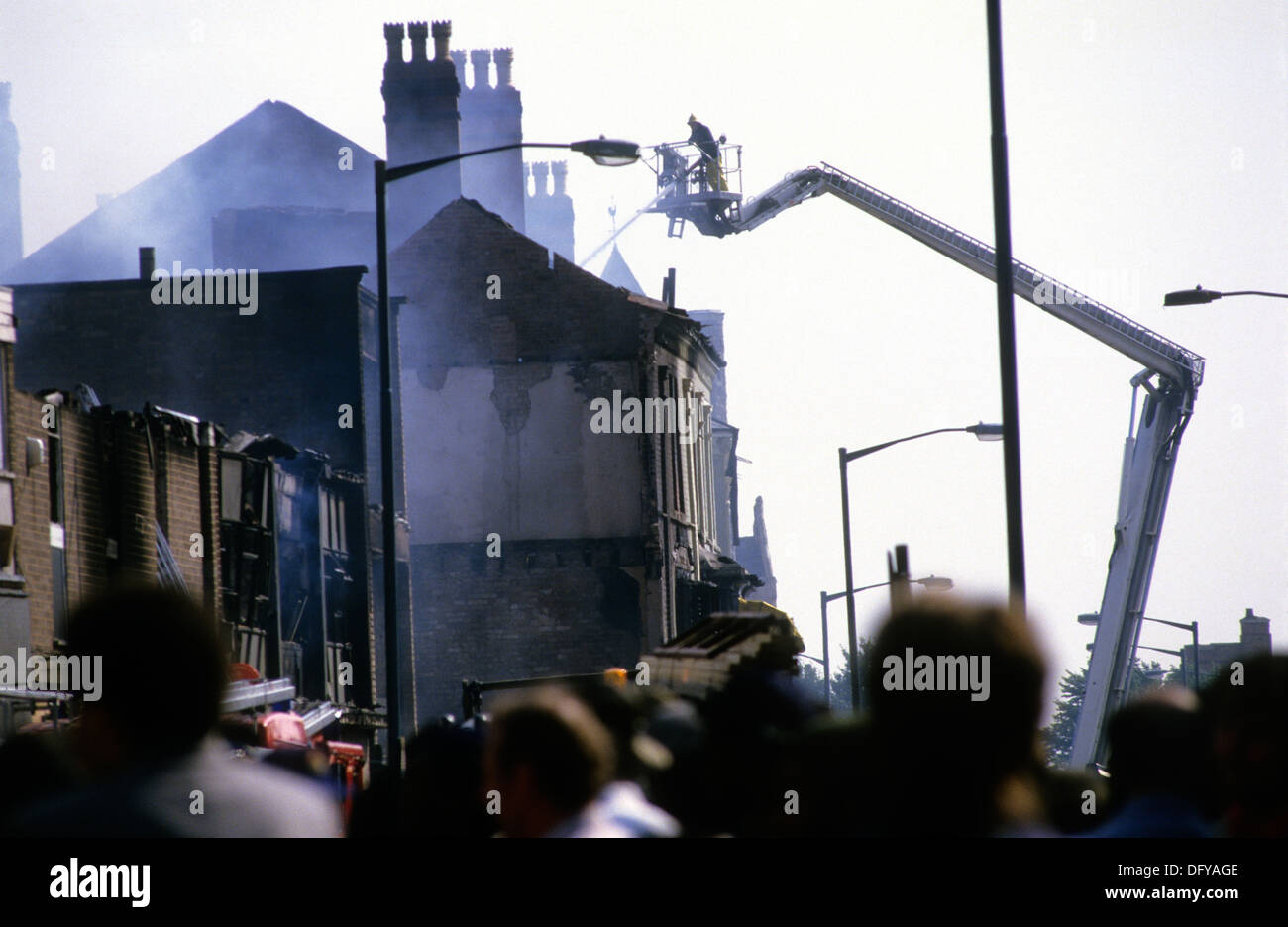 Handsworth Riots, Birmingham, England. 1985 The second Handsworth riots ...