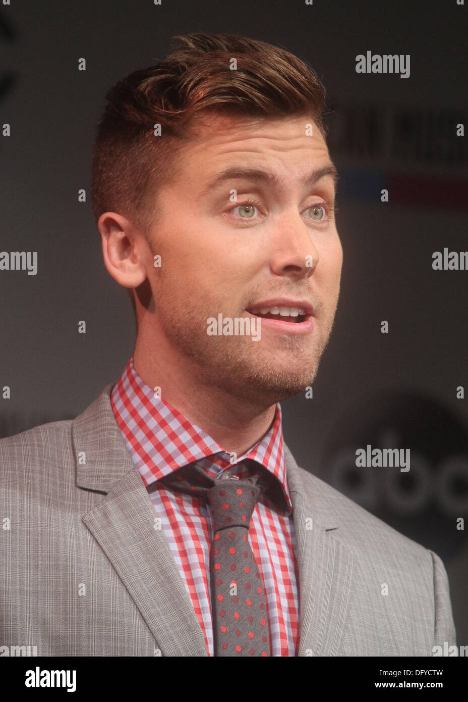 New York, New York, USA. 10th Oct, 2013. Singer LANCE BASS announces ...