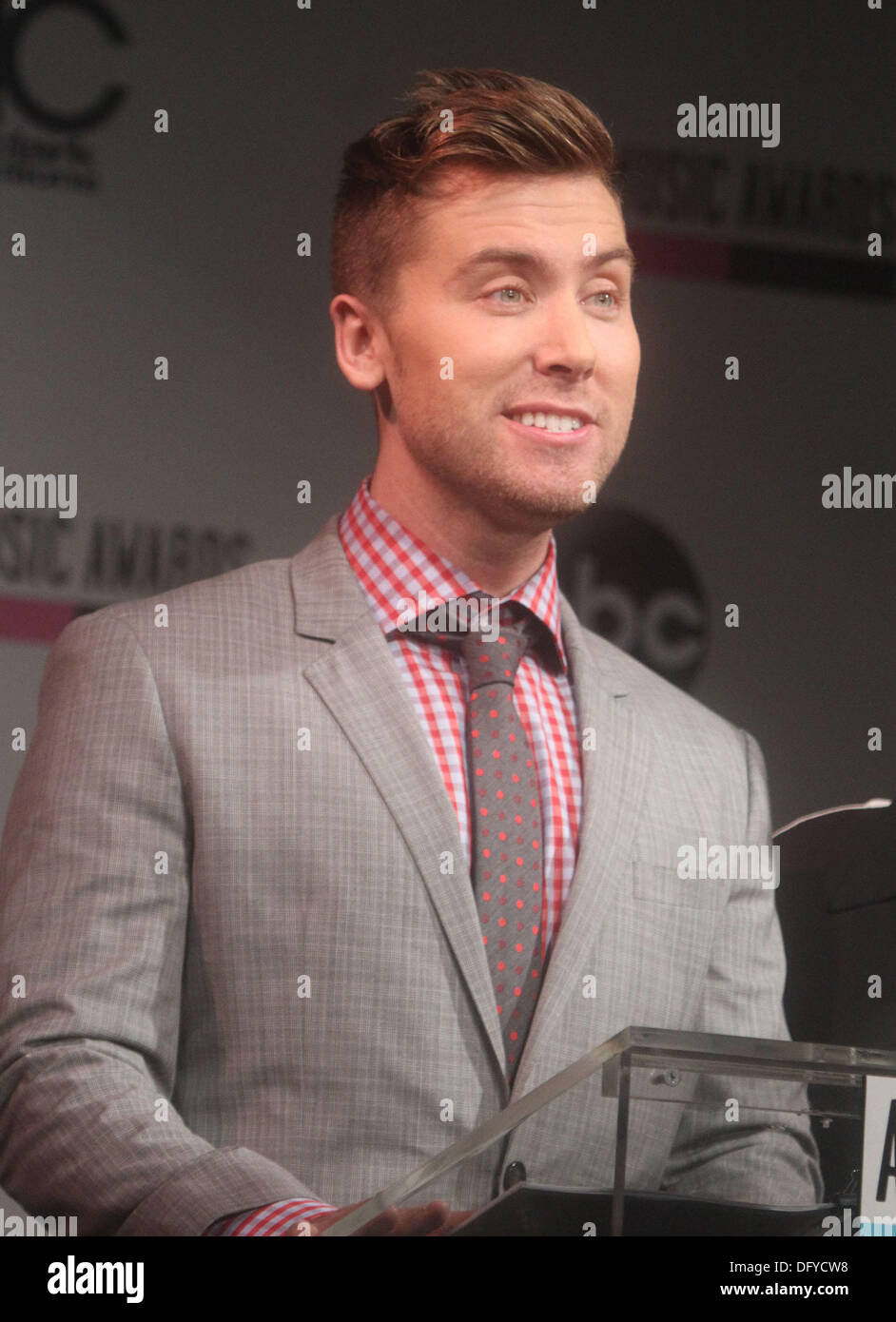 New York, New York, USA. 10th Oct, 2013. Singer LANCE BASS announces ...