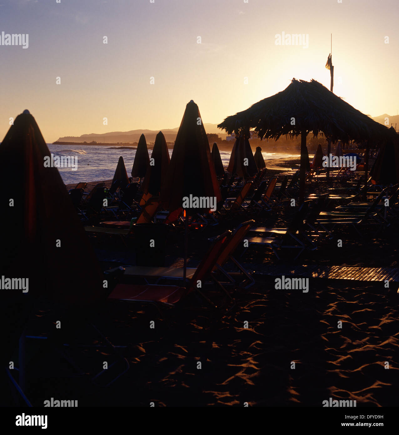 Malia beach hi-res stock photography and images - Alamy