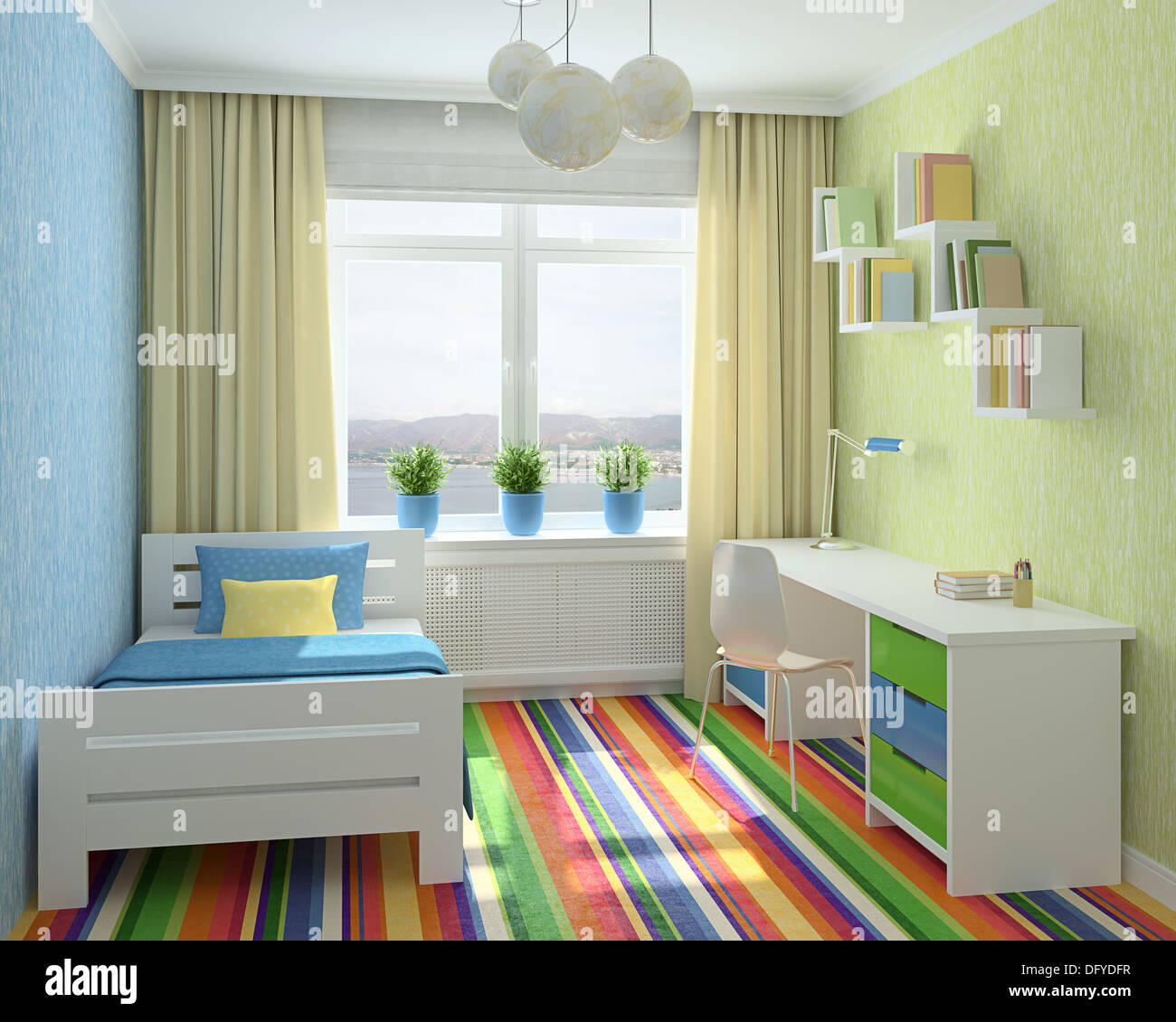 3d playroom hi-res stock photography and images - Alamy