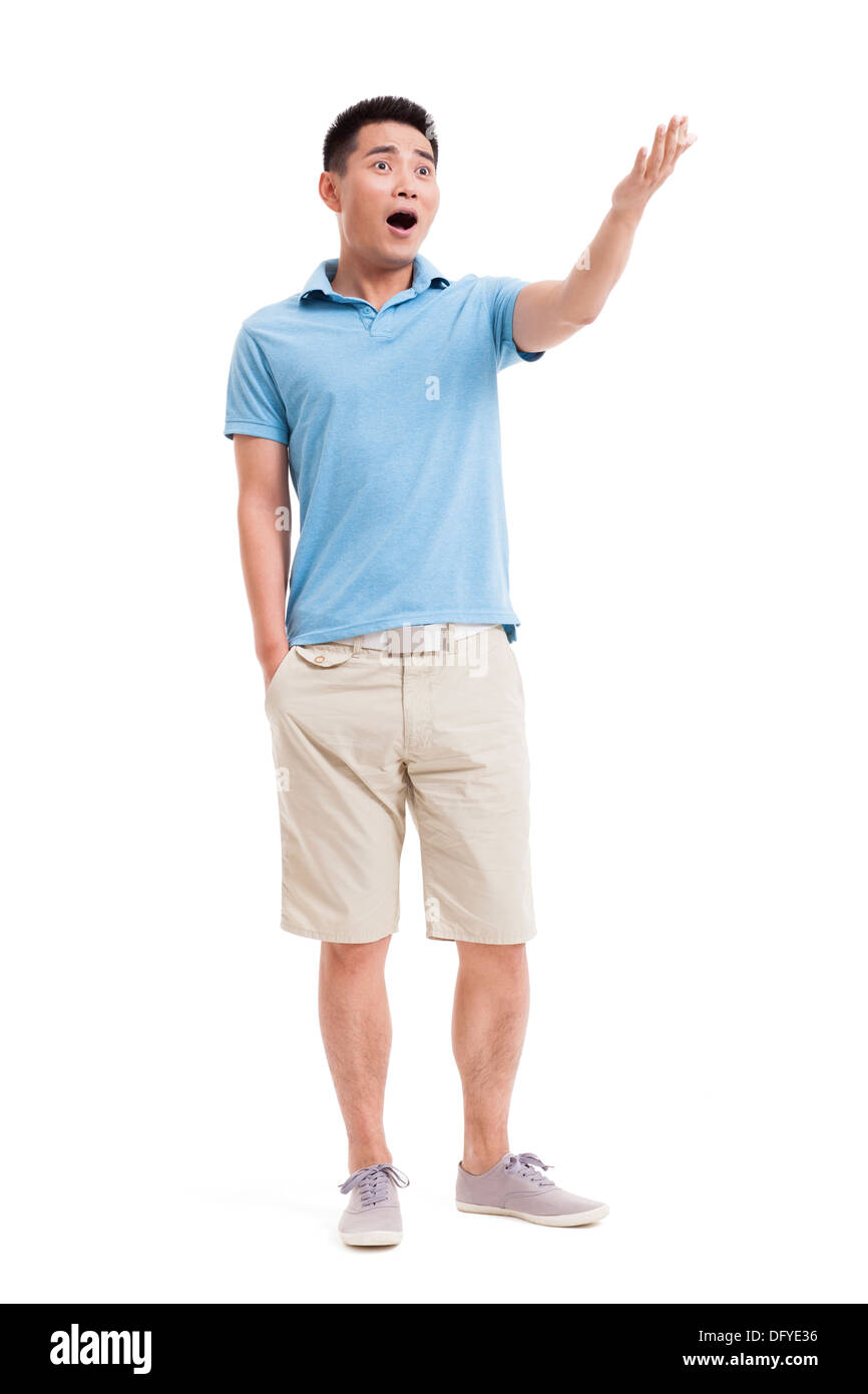 Surprised men Cut Out Stock Images & Pictures - Alamy