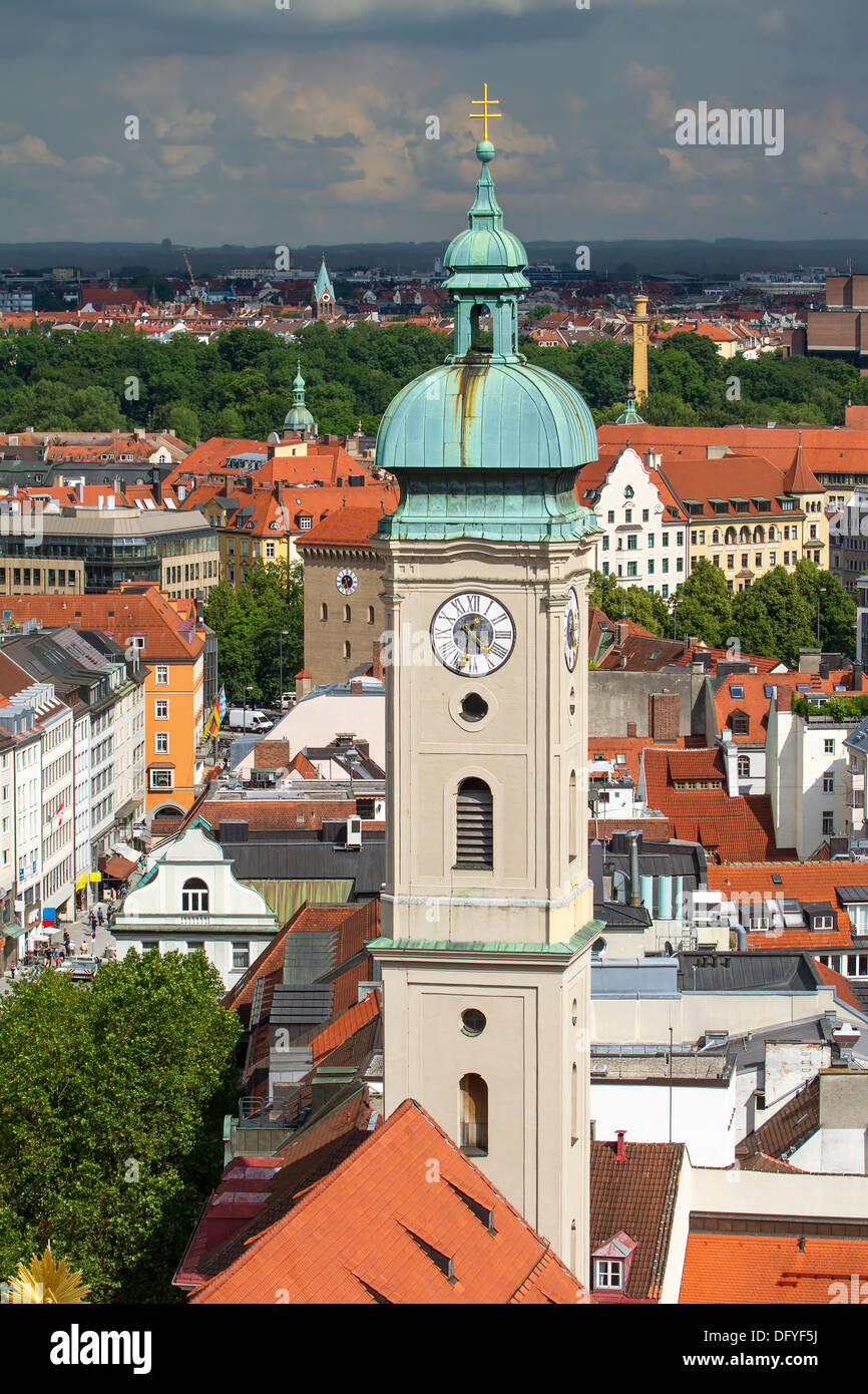 Munich city view hi-res stock photography and images - Alamy