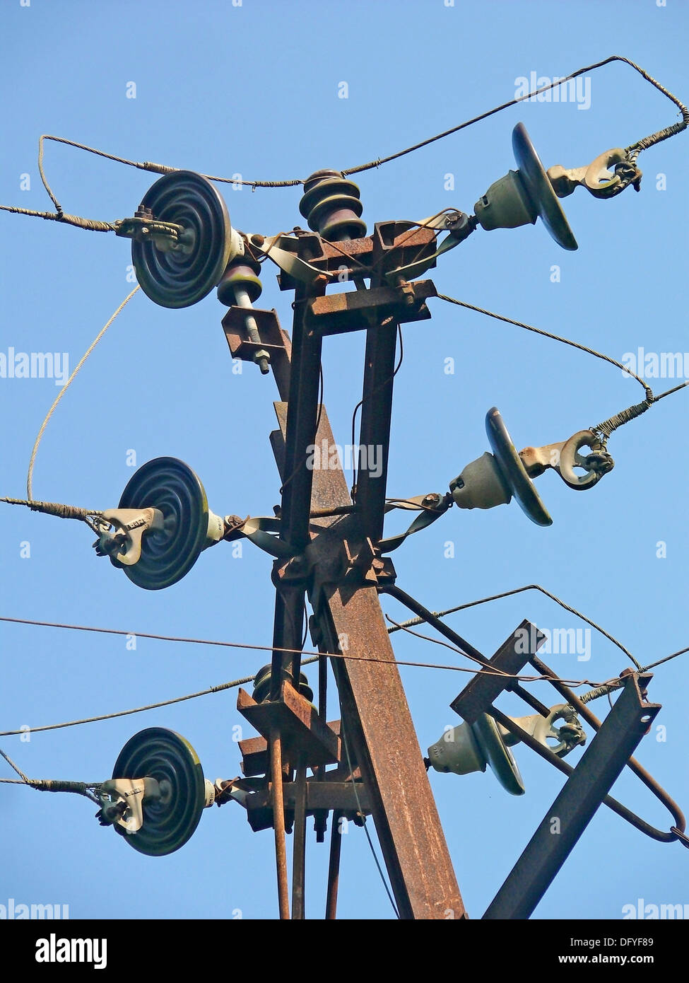 Power Lines And Transformer Stock Photos & Power Lines And Transformer ...