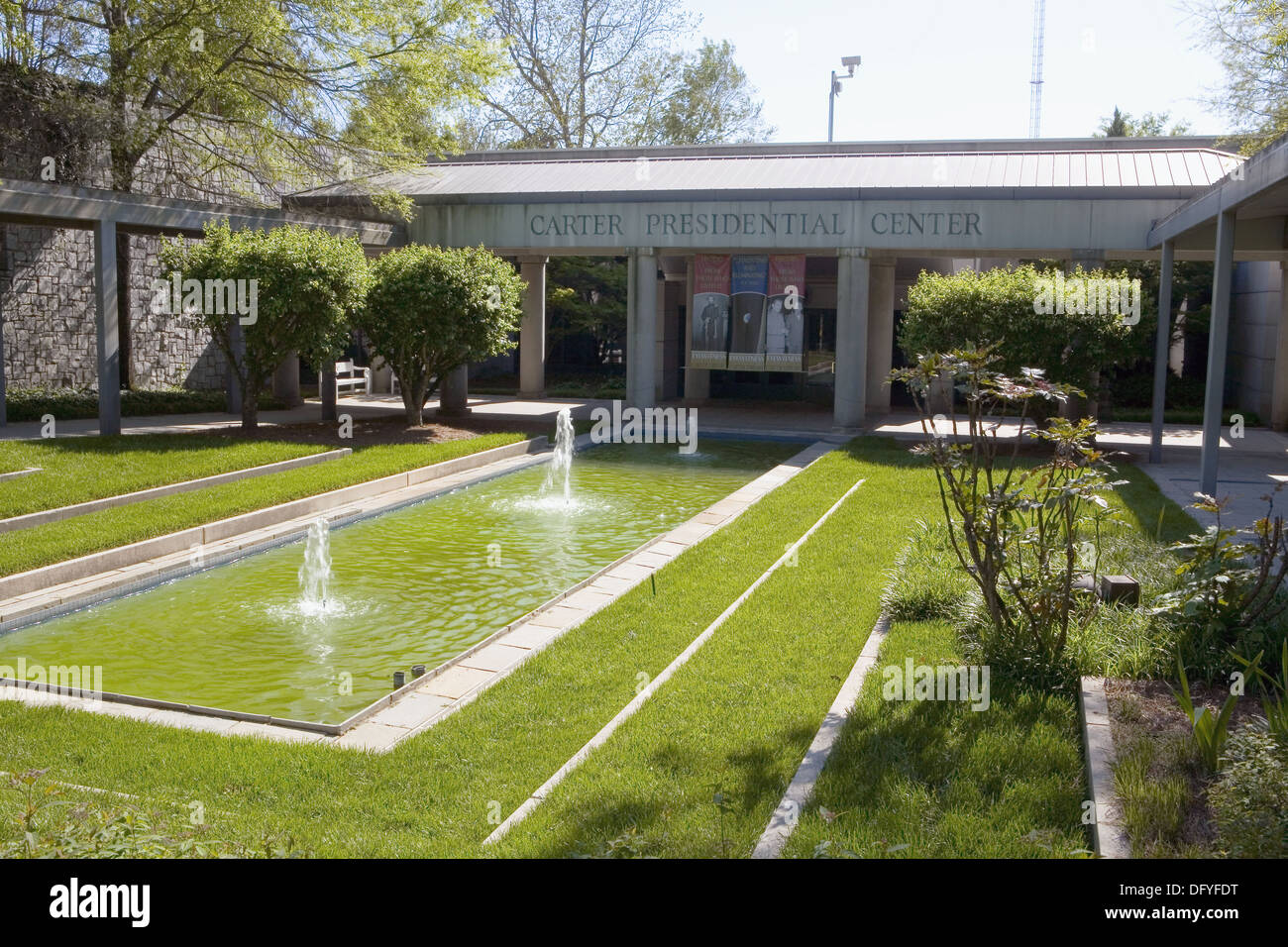 Georgia Atlanta Carter Presidential Center Stock Photos & Georgia ...