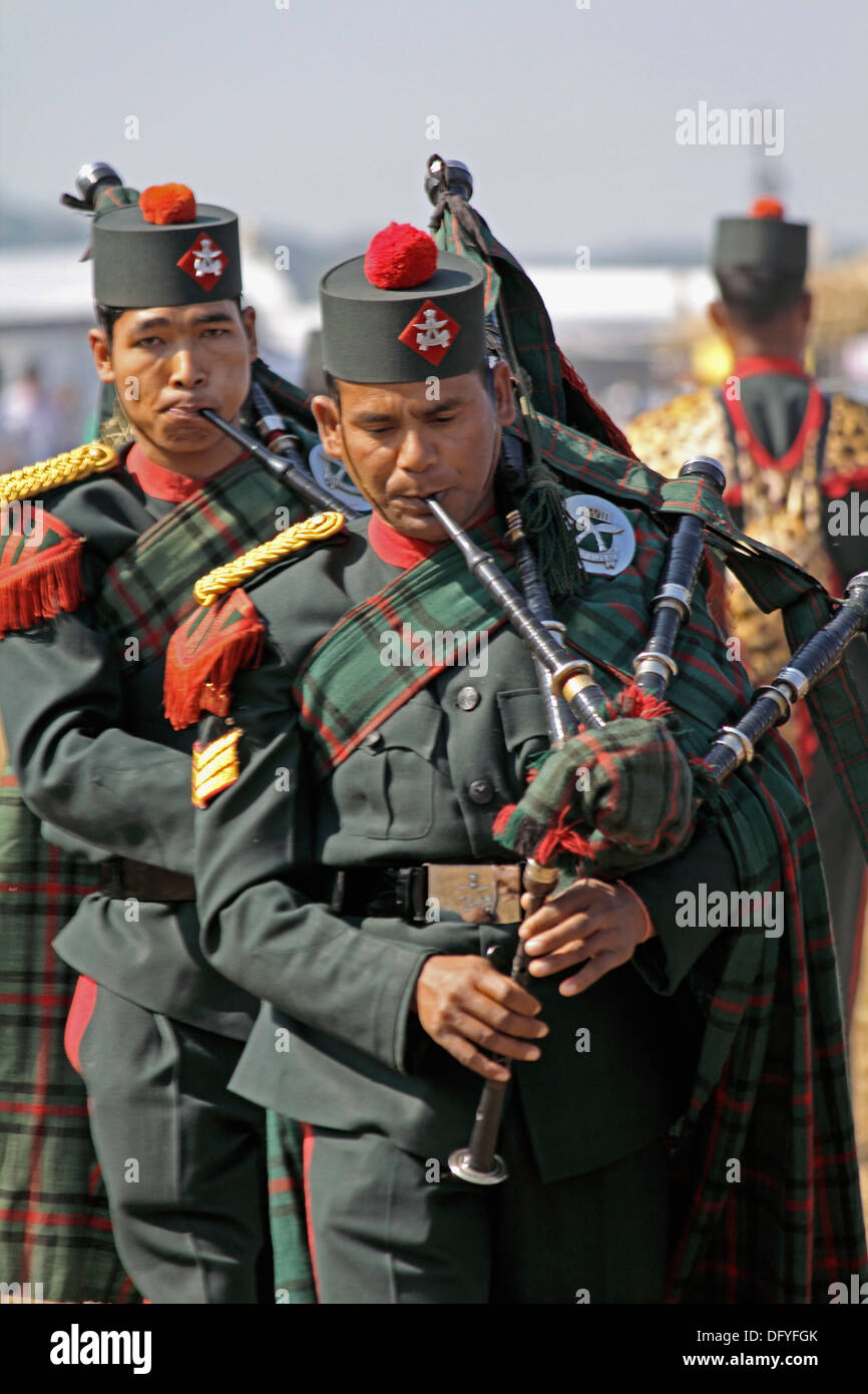 Assam rifles band hi-res stock photography and images - Alamy