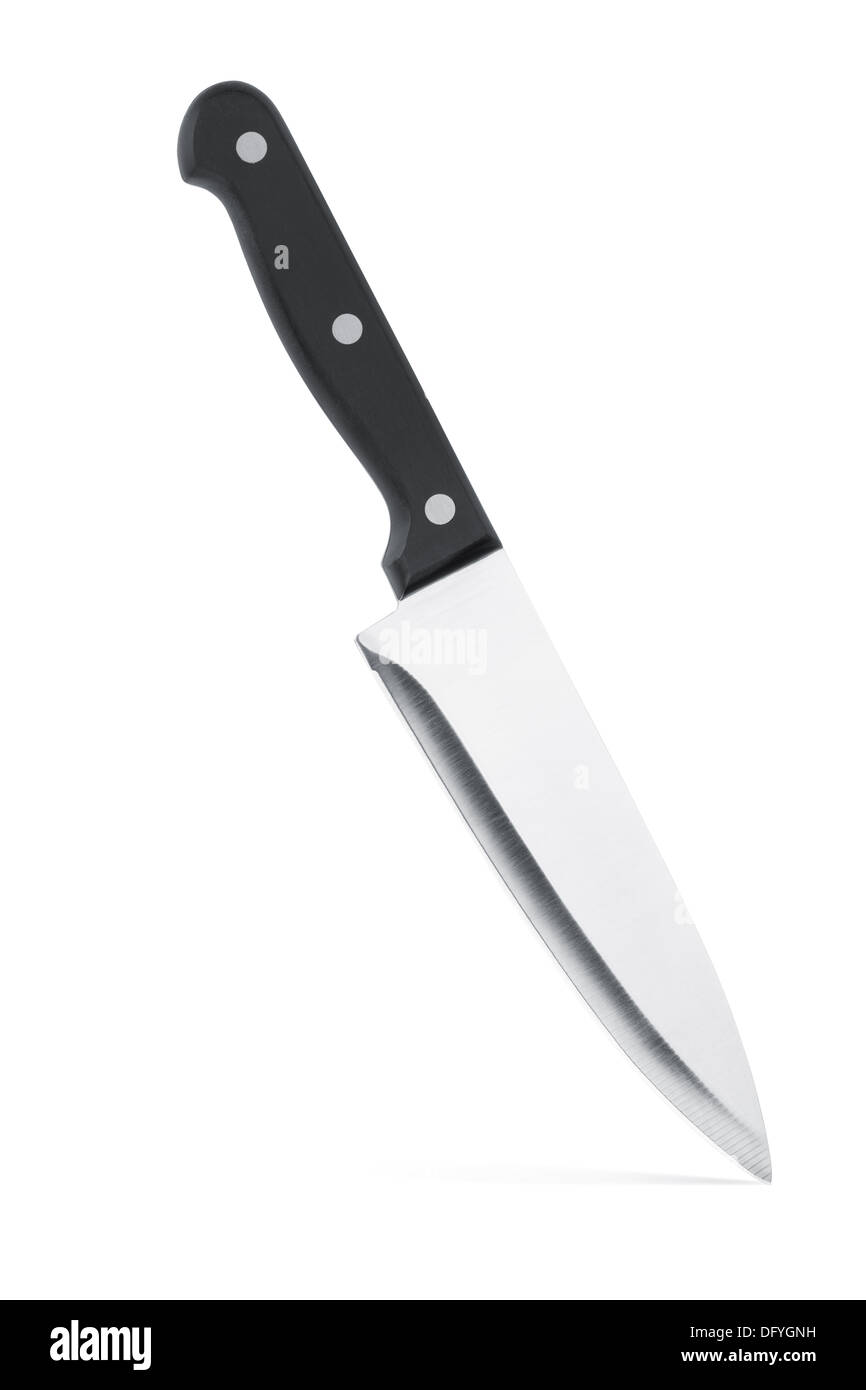 Chef knife. Isolated on white background Stock Photo - Alamy