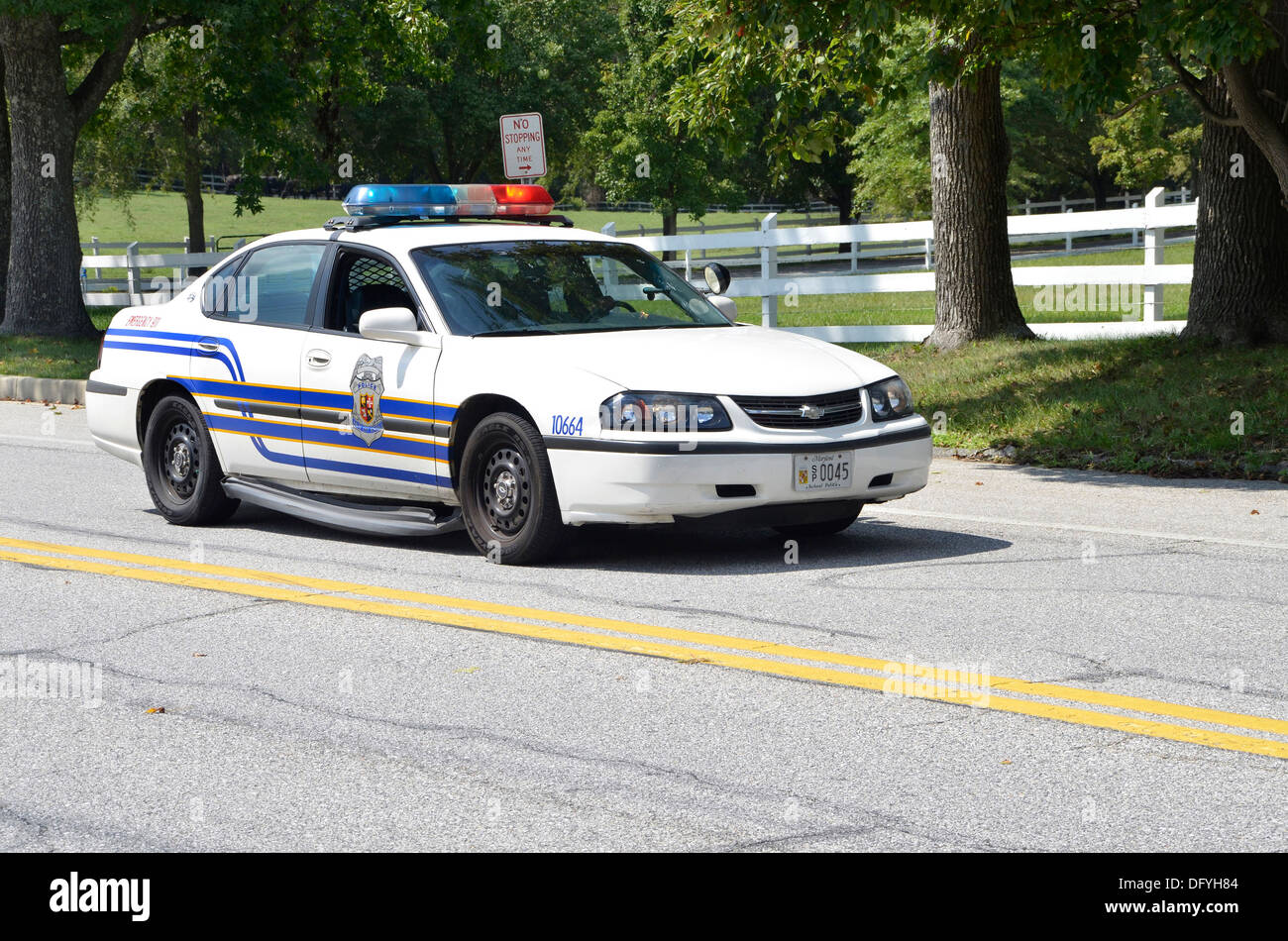 Baltimore City School Police police cruiser Stock Photo - Alamy
