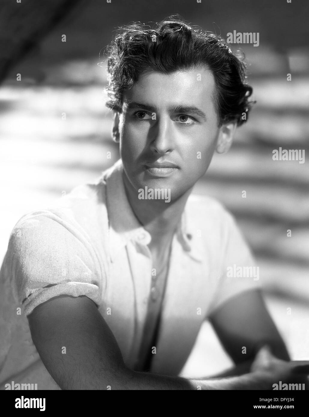 STEWART GRANGER (1913-1993) UK film actor about 1950 Stock Photo - Alamy