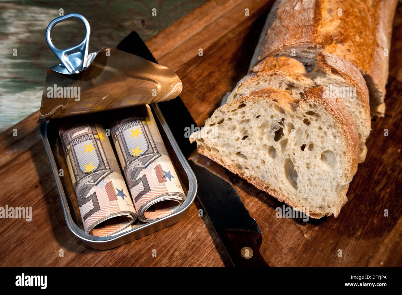 Money bread hi-res stock photography and images - Alamy