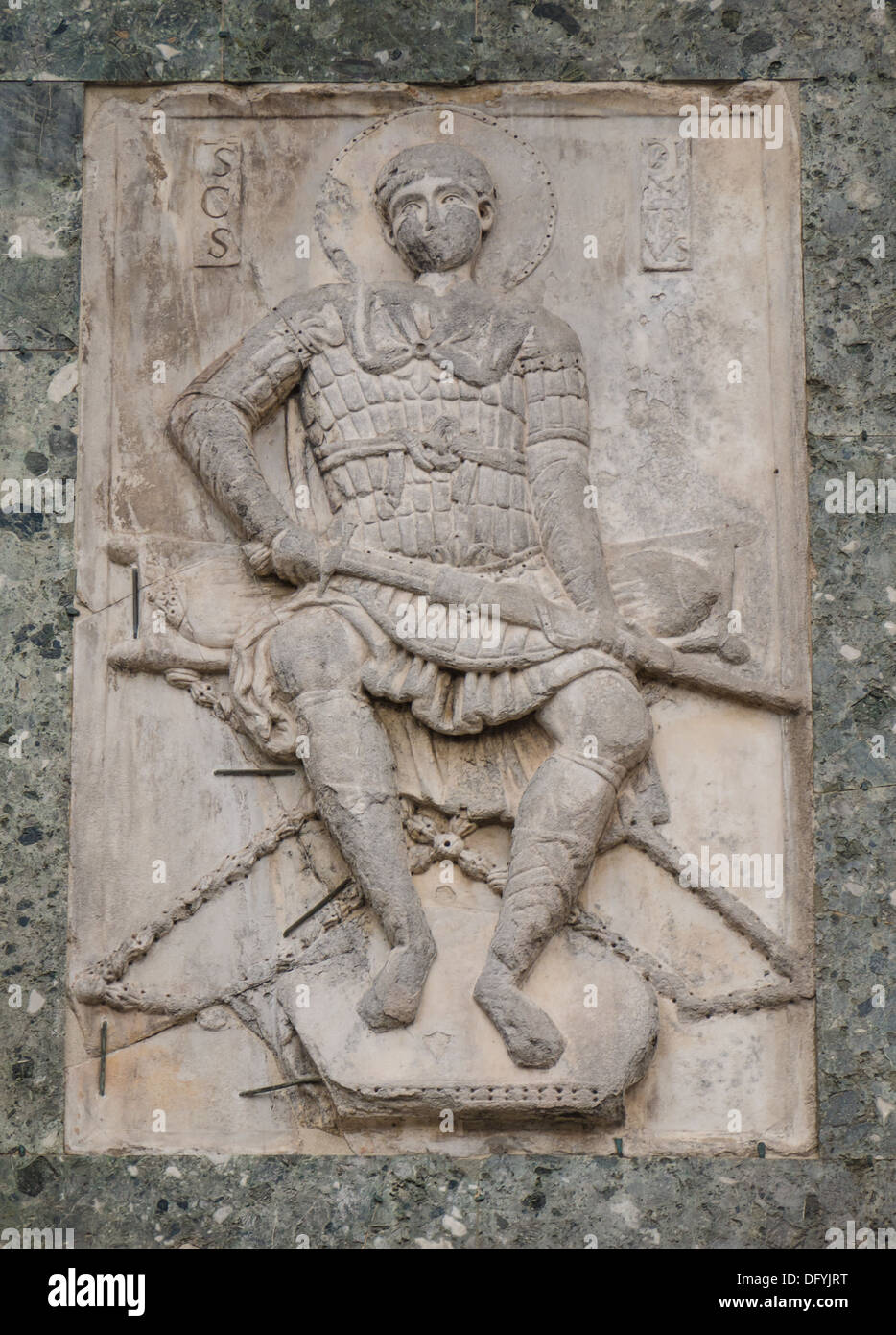 Relief sculpture st george hi-res stock photography and images - Alamy