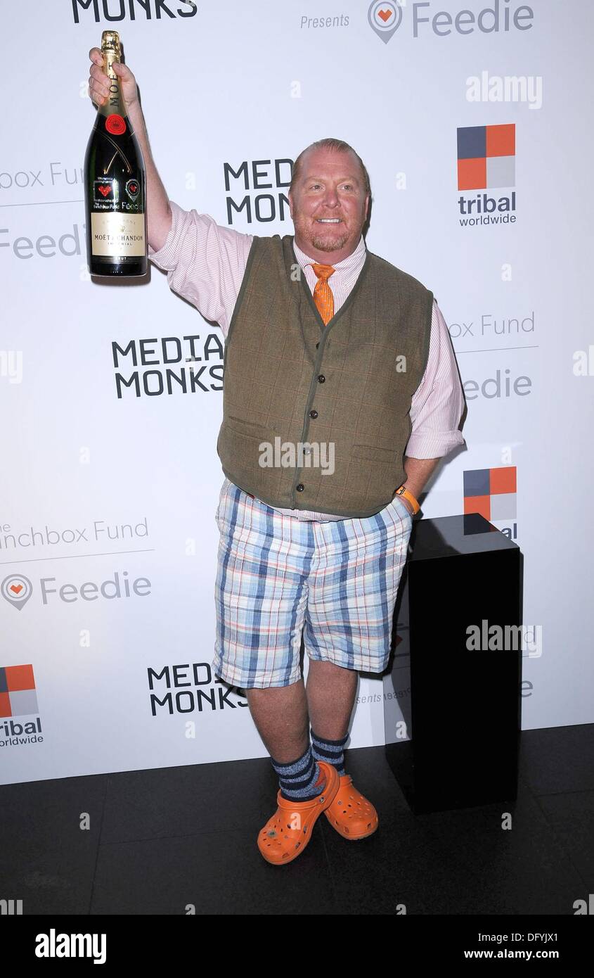 New York, NY, USA. 9th Oct, 2013. Mario Batali at arrivals for Lunchbox ...