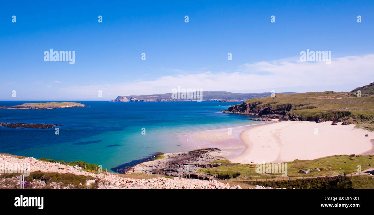 Beach landscape with clifftop sea view Stock Photo - Alamy