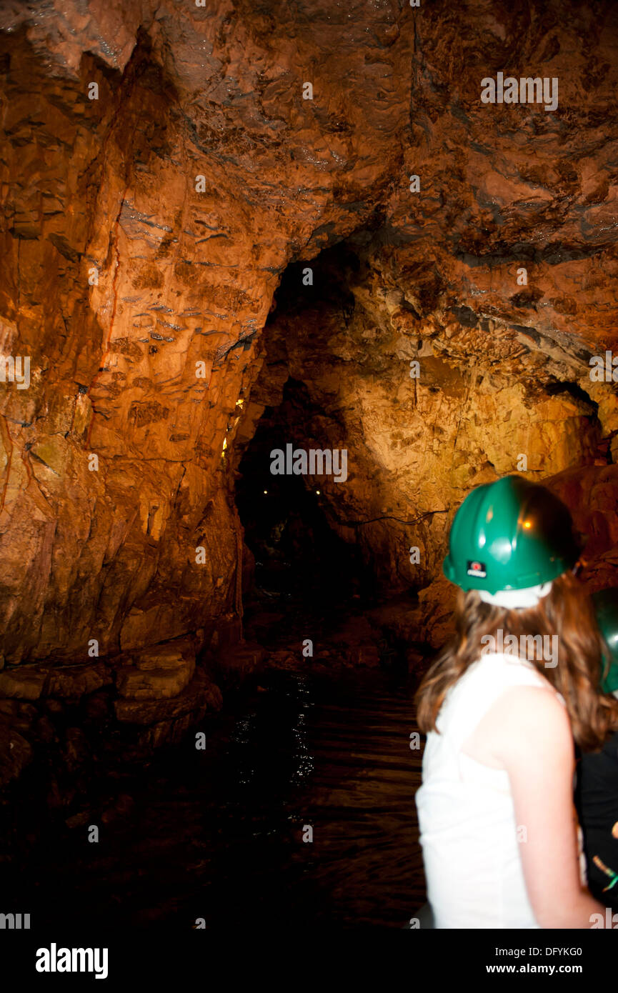 Girl exploring cave hi-res stock photography and images - Alamy