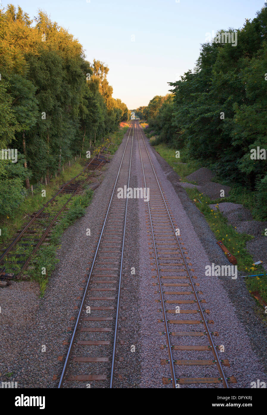 Double Track Railway High Resolution Stock Photography and Images - Alamy
