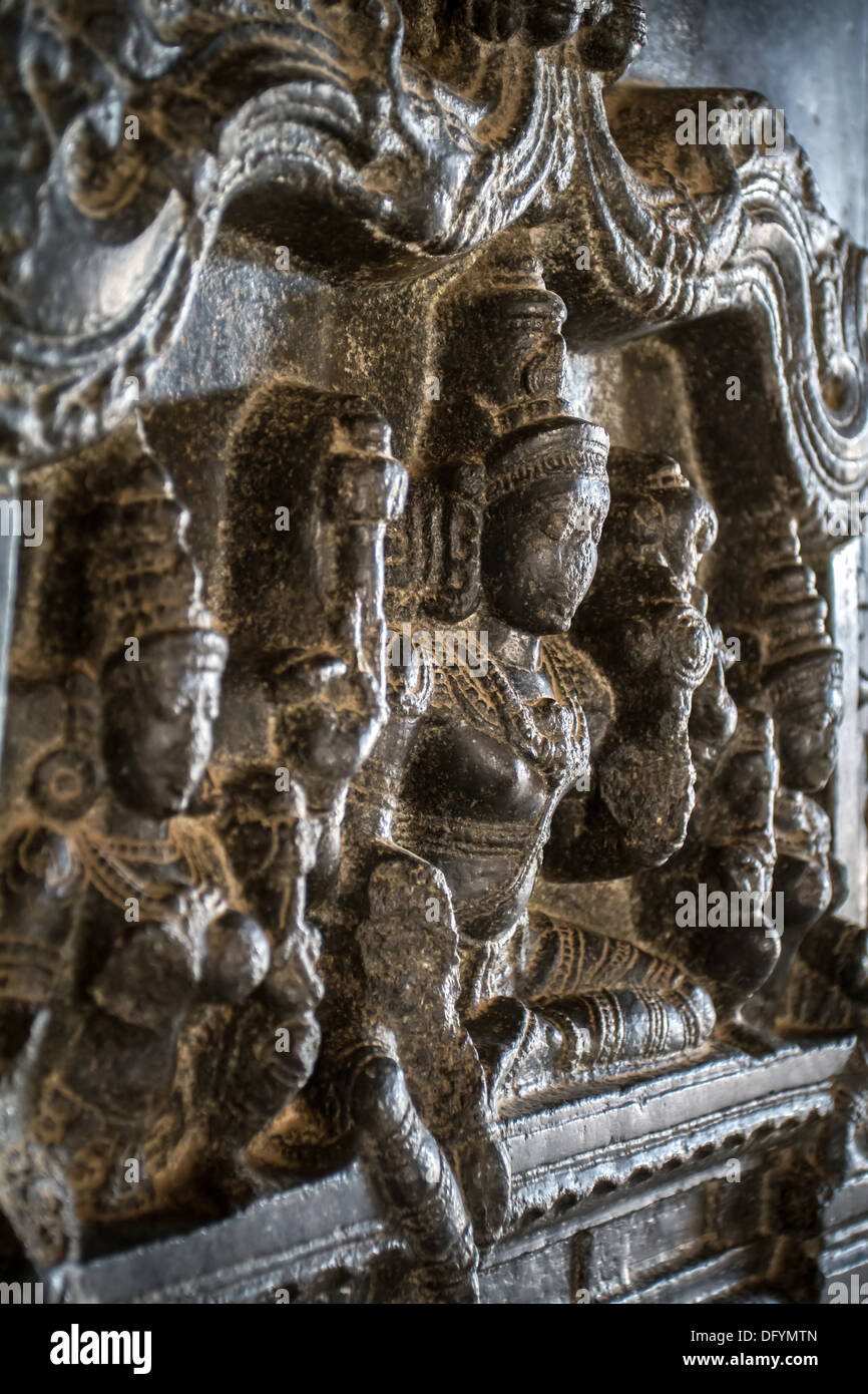 Hindu idol carved in hi-res stock photography and images - Alamy