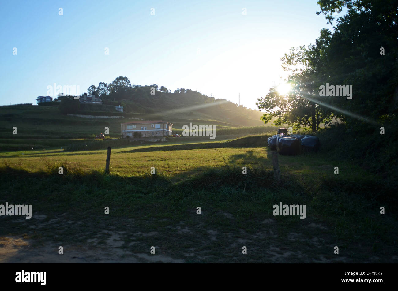 Beautiful landscapes next to Torimbia beach, Llanes Stock Photo - Alamy