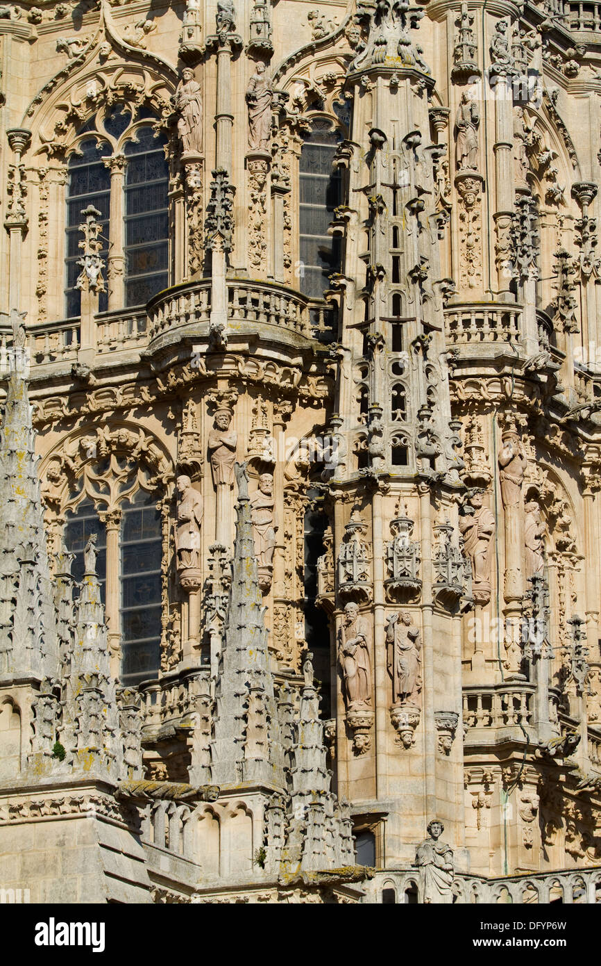 Gothic Dome of The East Face of Burgos Cathedral, Burgos, Castilla y ...