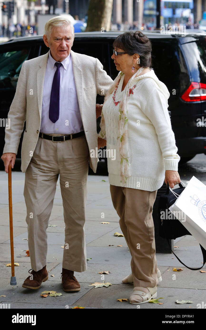 Peter and Hazel mary Bull arrive at the Supreme Court in central London ...