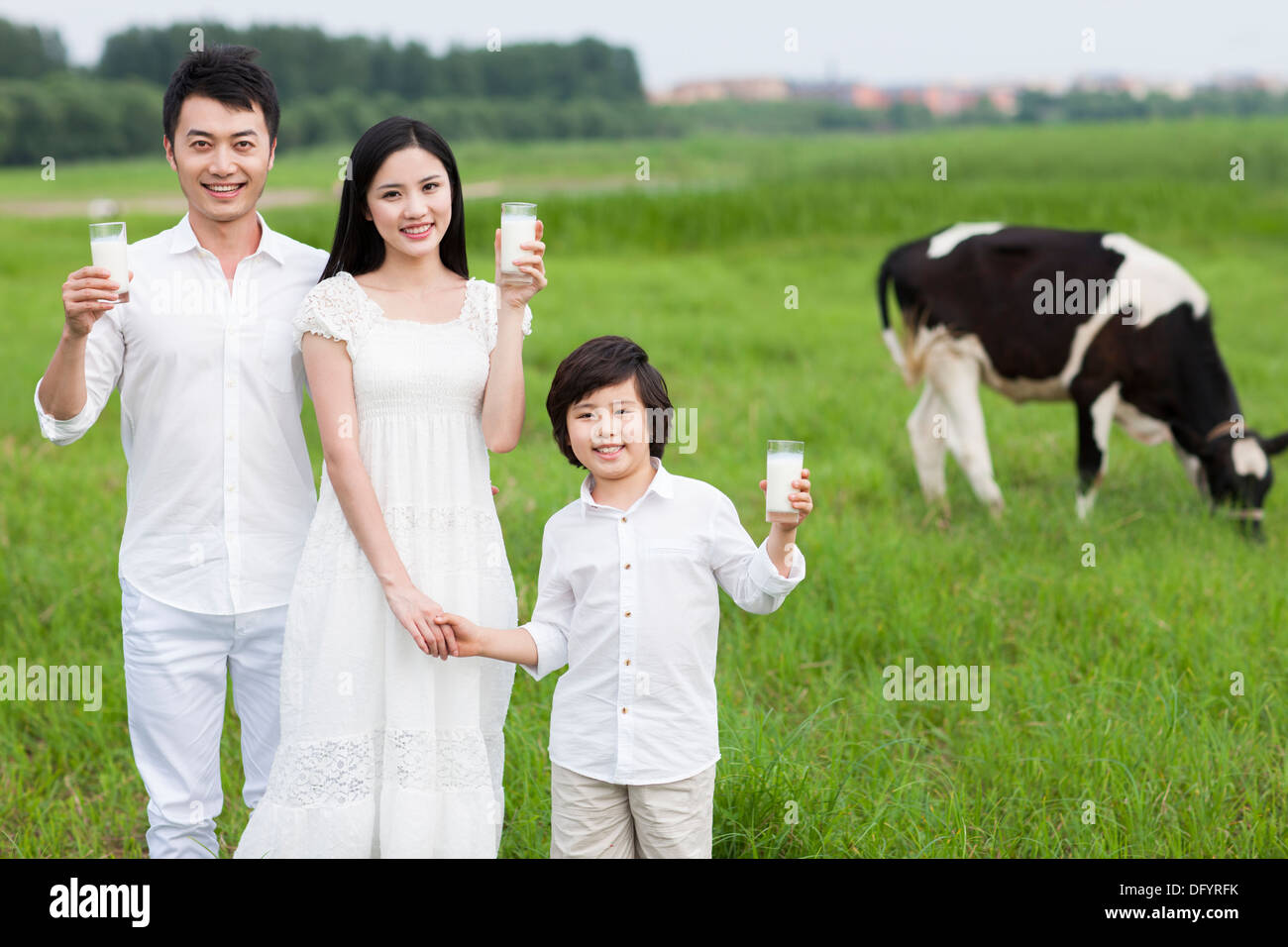Family milk hi-res stock photography and images - Alamy