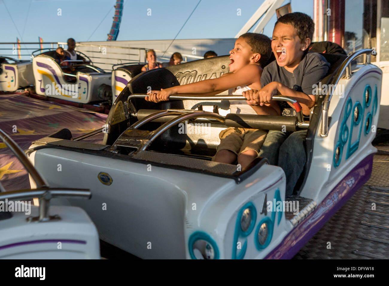 Fun fair rides hi-res stock photography and images - Alamy