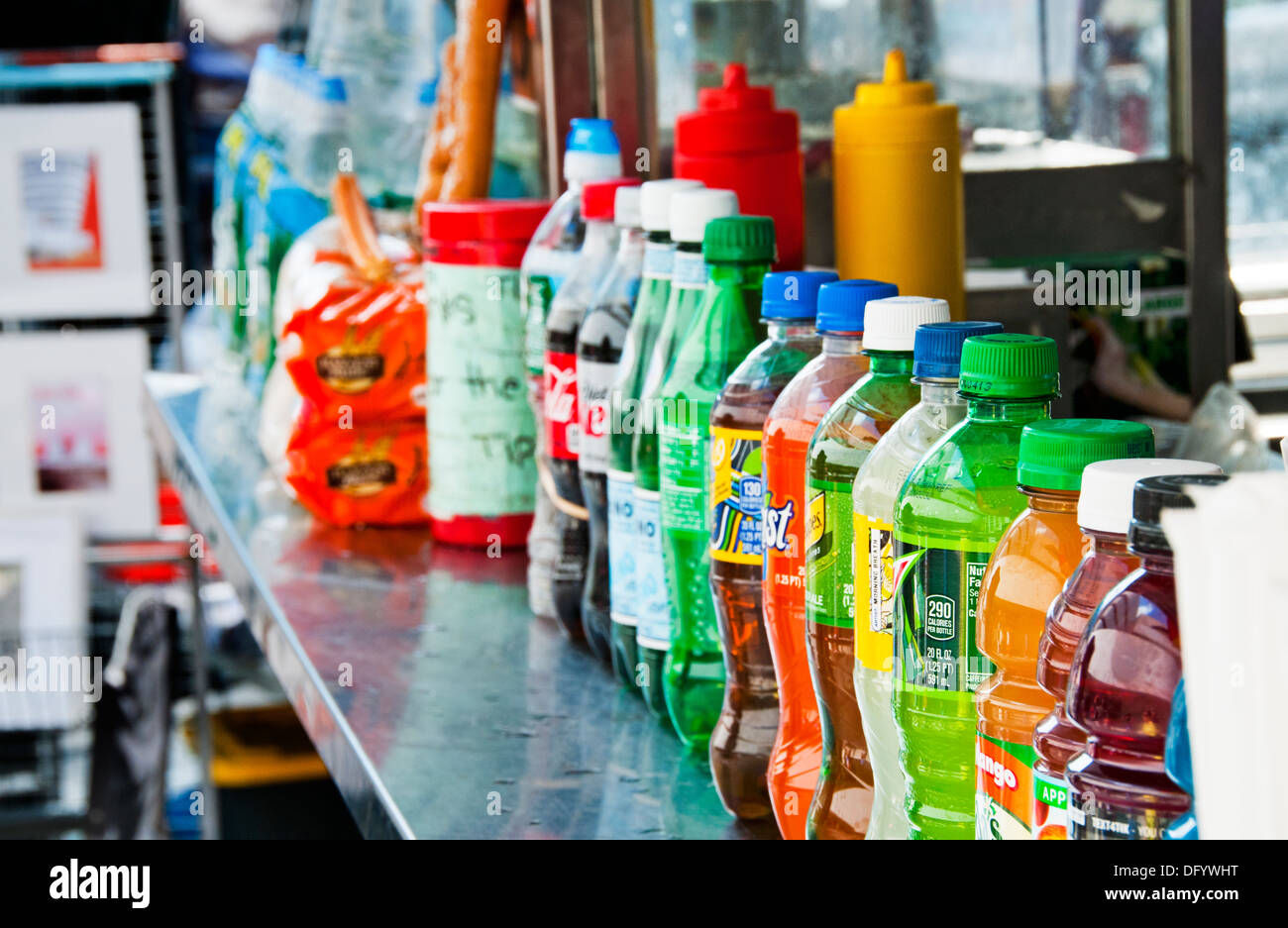 Plastic soda bottles Stock Photo - Alamy