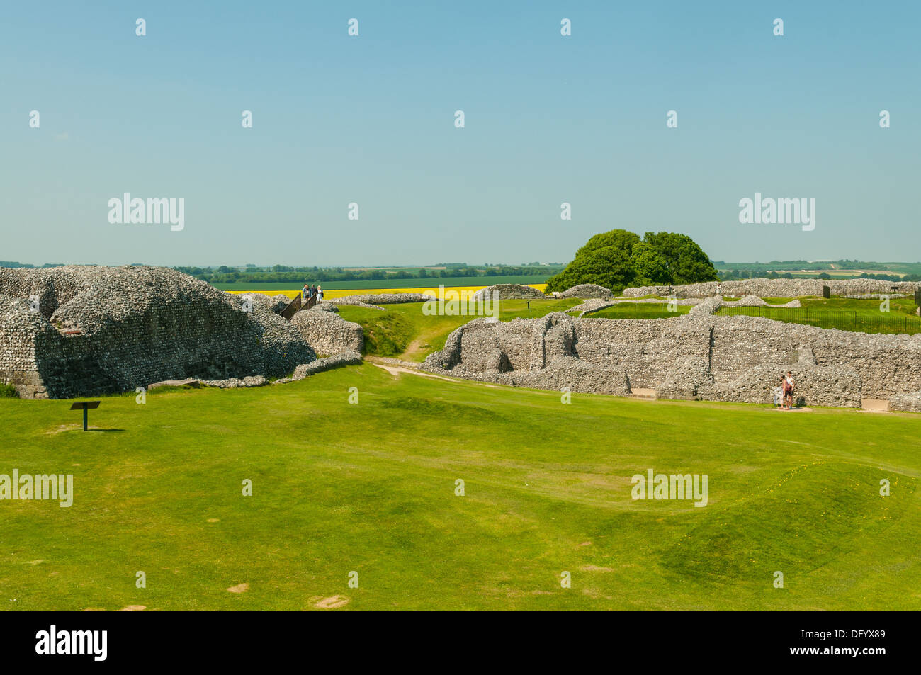 Old Sarum near Salisbury, Wiltshire, England Stock Photo - Alamy