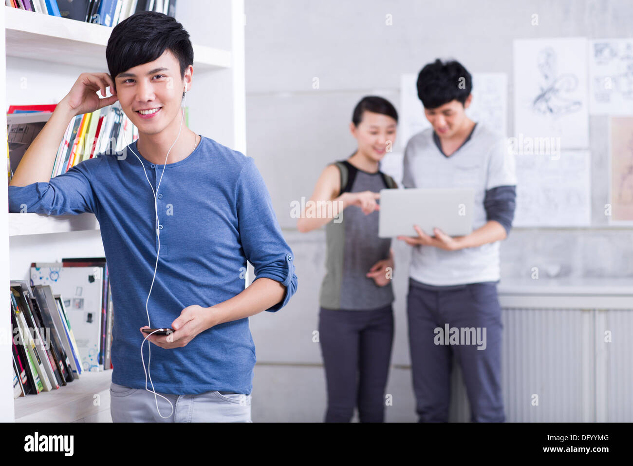 Young white collar workers in the office Stock Photo - Alamy