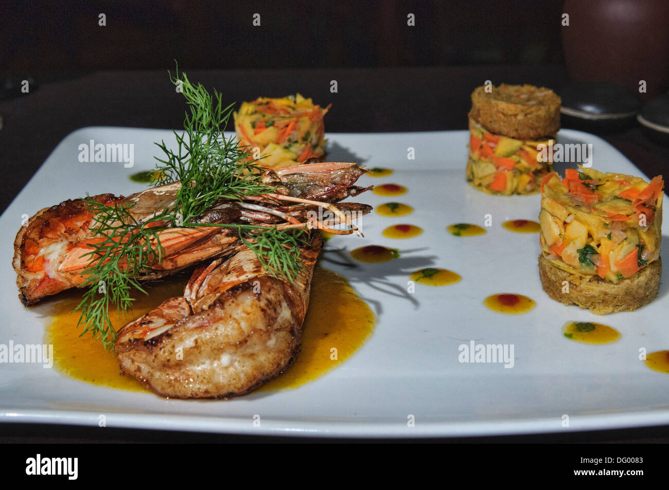 Gourmet seafood prawn hi-res stock photography and images - Alamy