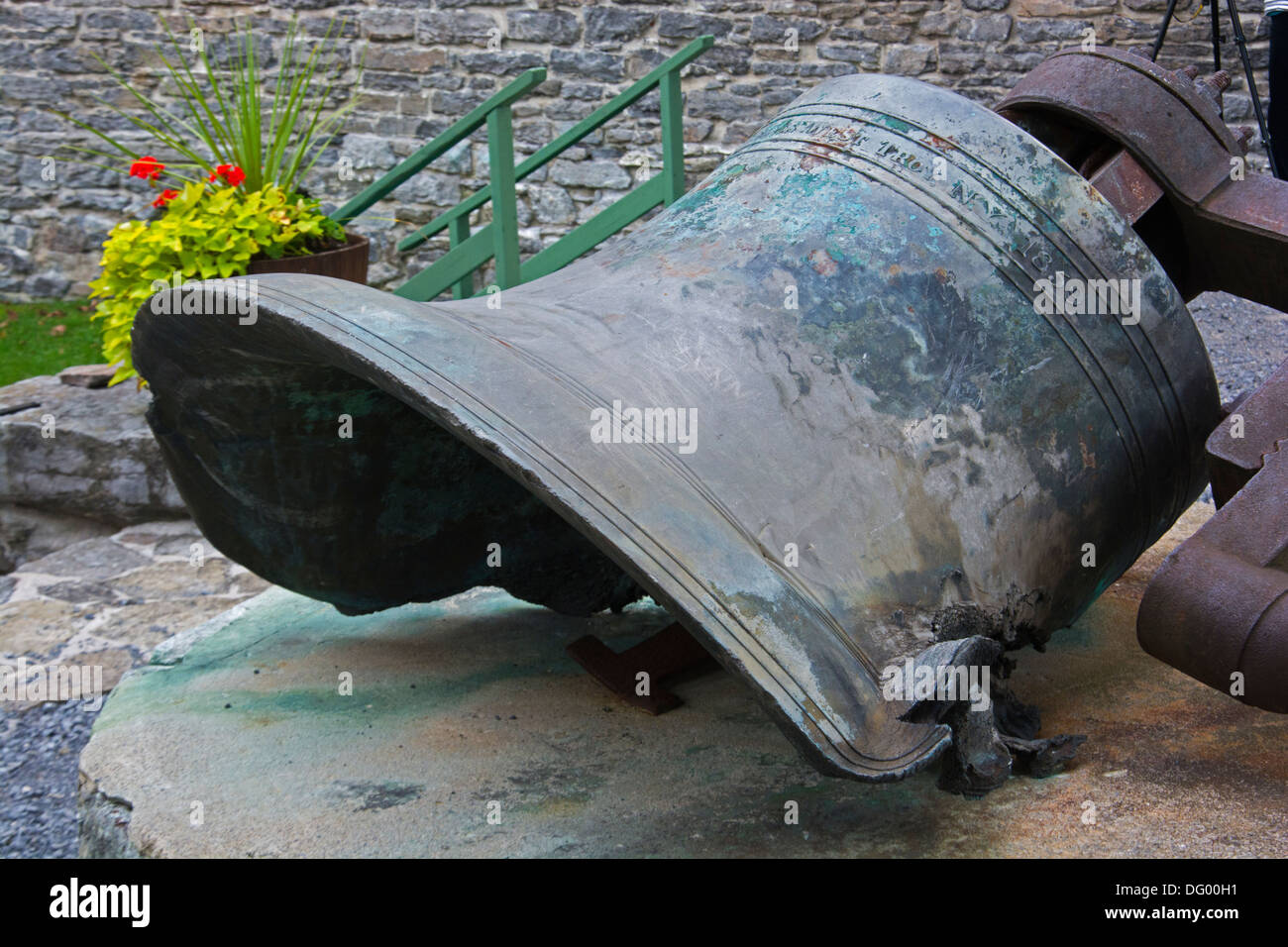 The broken bell, St. Raphael's Church Stock Photo - Alamy