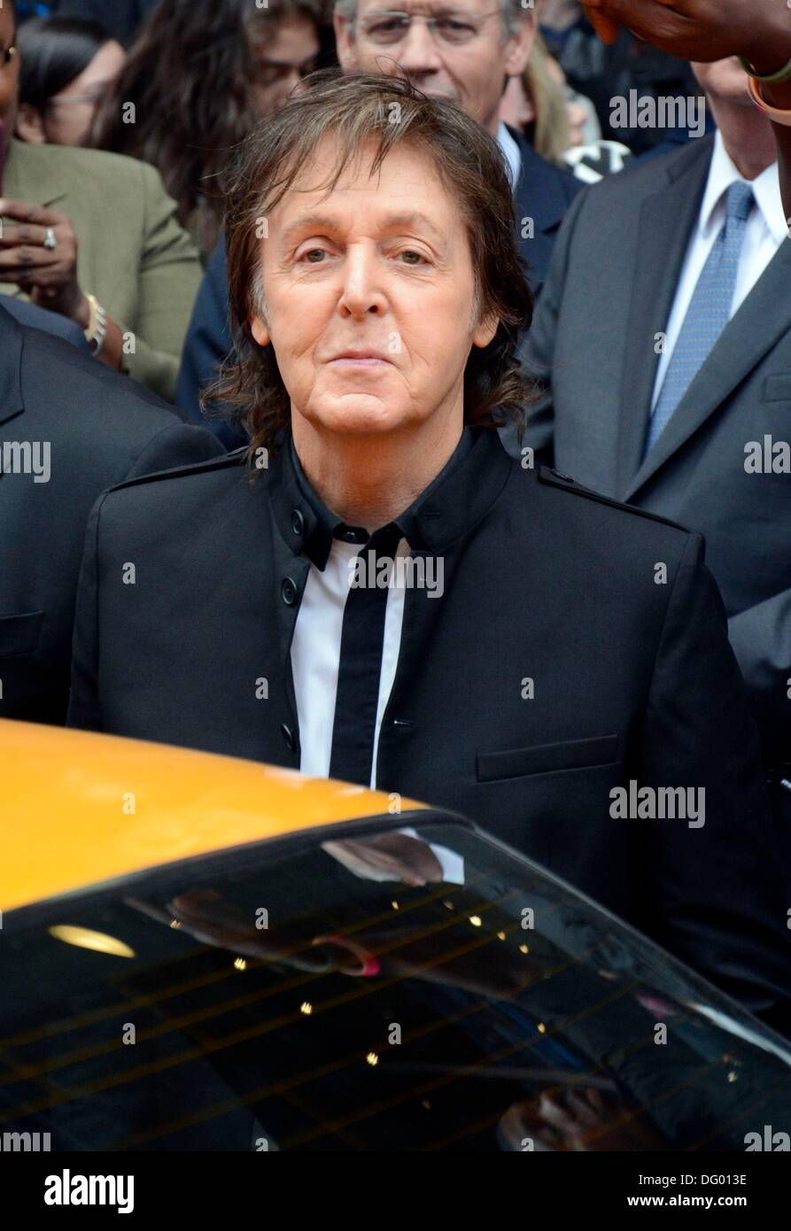 New York, NY, USA. 10th Oct, 2013. Paul McCartney on location for Paul ...