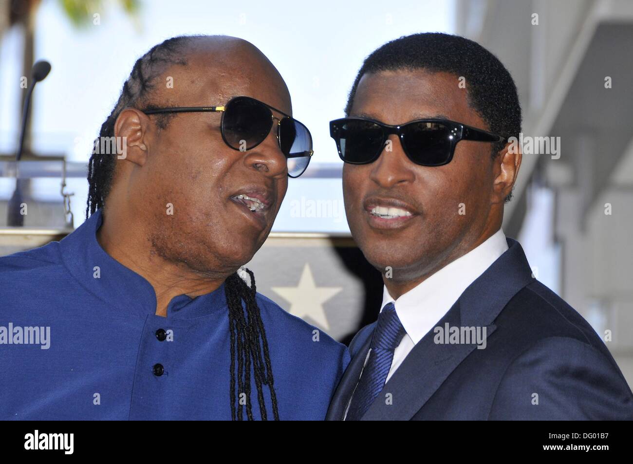 Los Angeles, CA, USA. 10th Oct, 2013. Stevie Wonder, Kenny Babyface ...