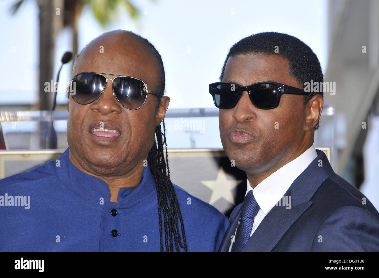 Los Angeles, CA, USA. 10th Oct, 2013. Stevie Wonder, Kenny Babyface ...