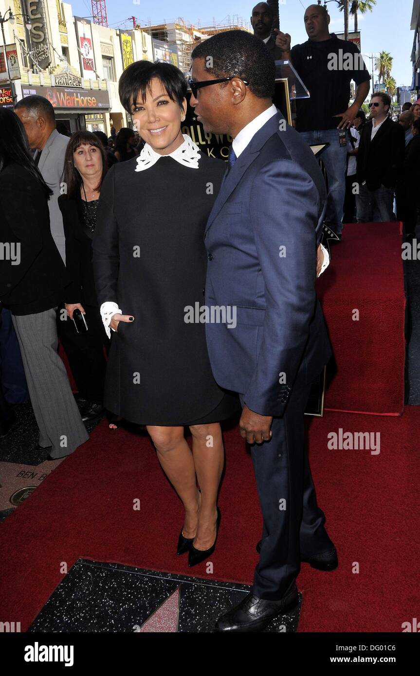 Los Angeles, CA, USA. 10th Oct, 2013. Kris Jenner, Kenny Babyface ...